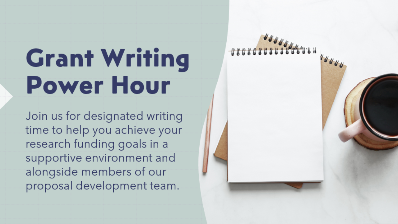Weekly Grant Writing Power Hour | Proposal Development Services